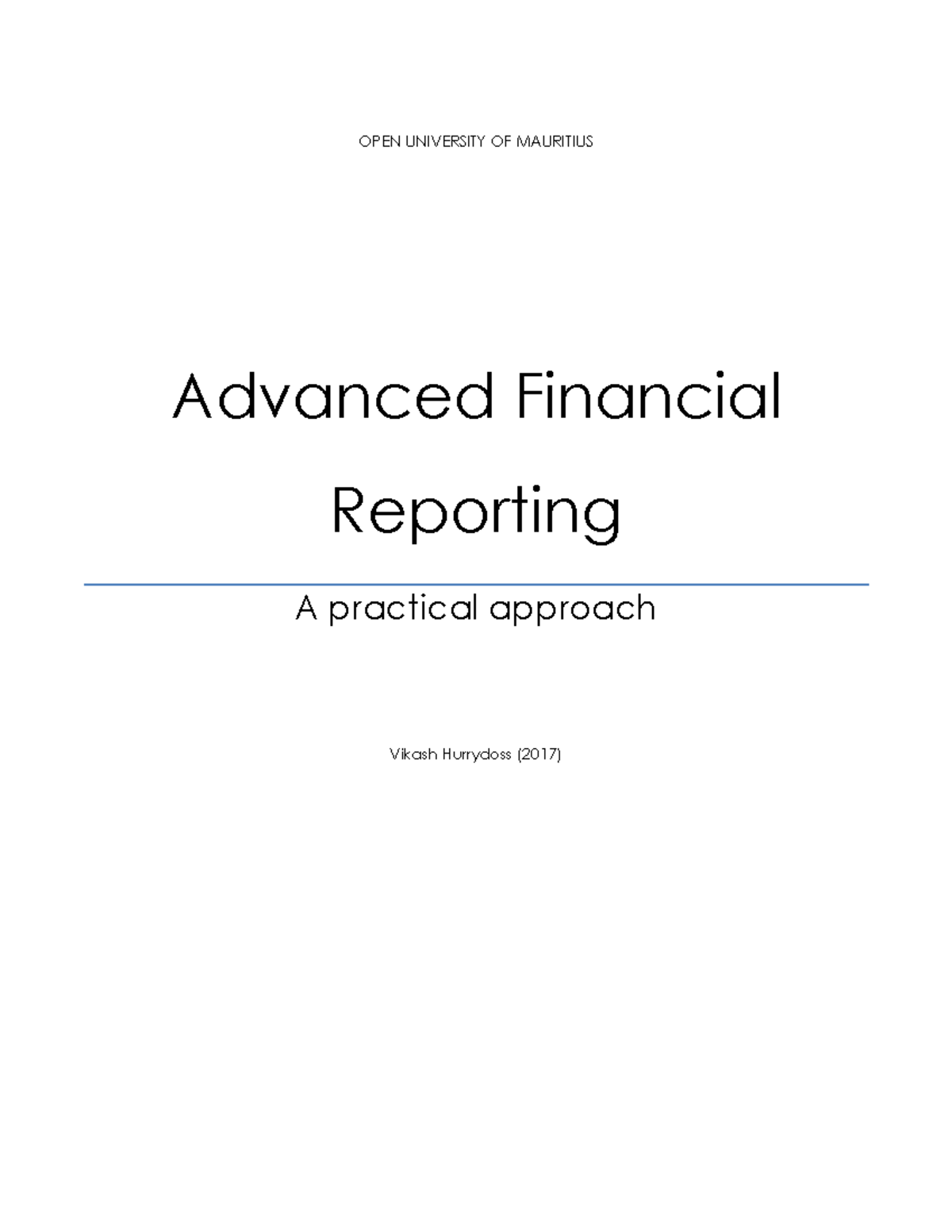 Advanced financial reporting study guide chapters 1 5 v0.11 - business ...