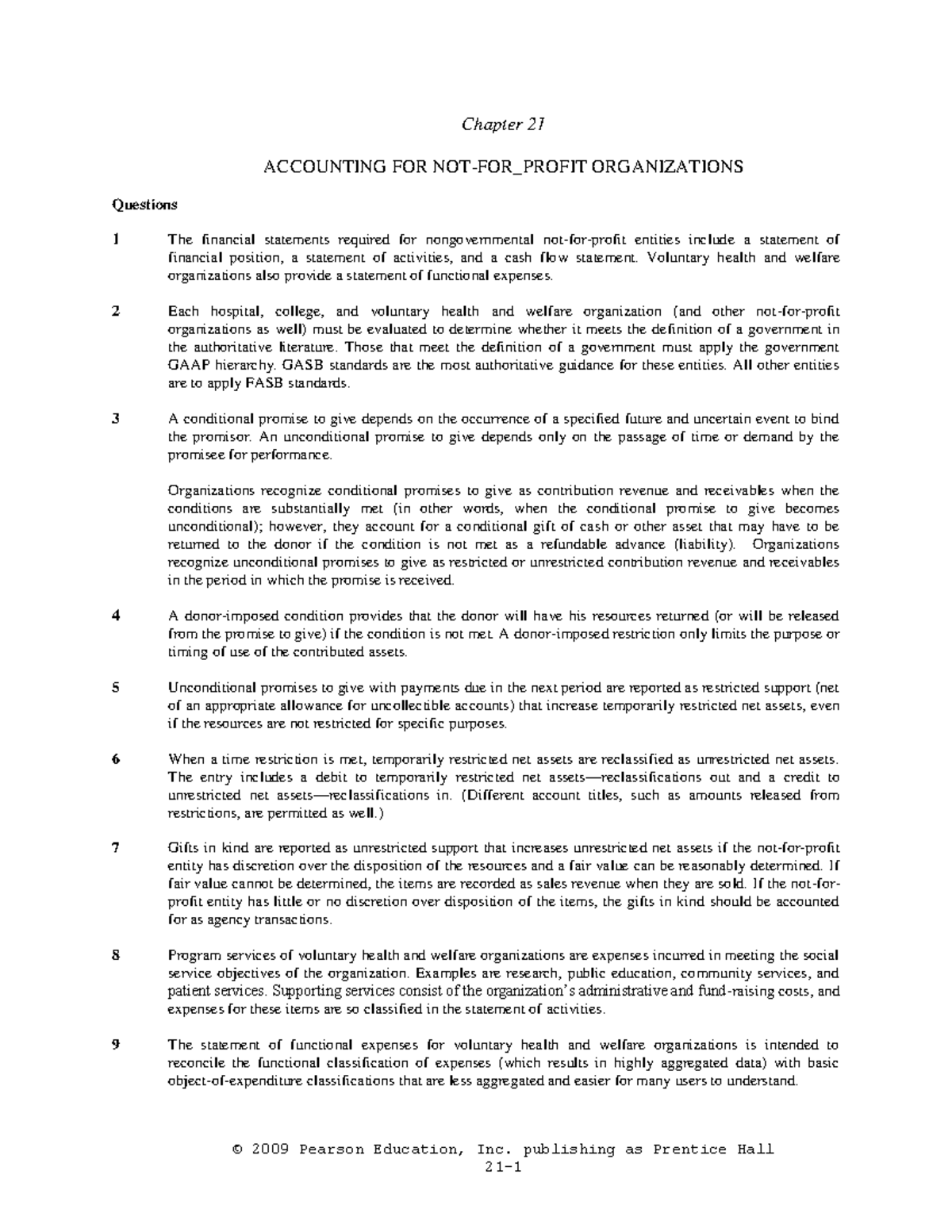 Solution Manual Advanced Accounting 10e by Beams Ch21 - Chapter 21 ...