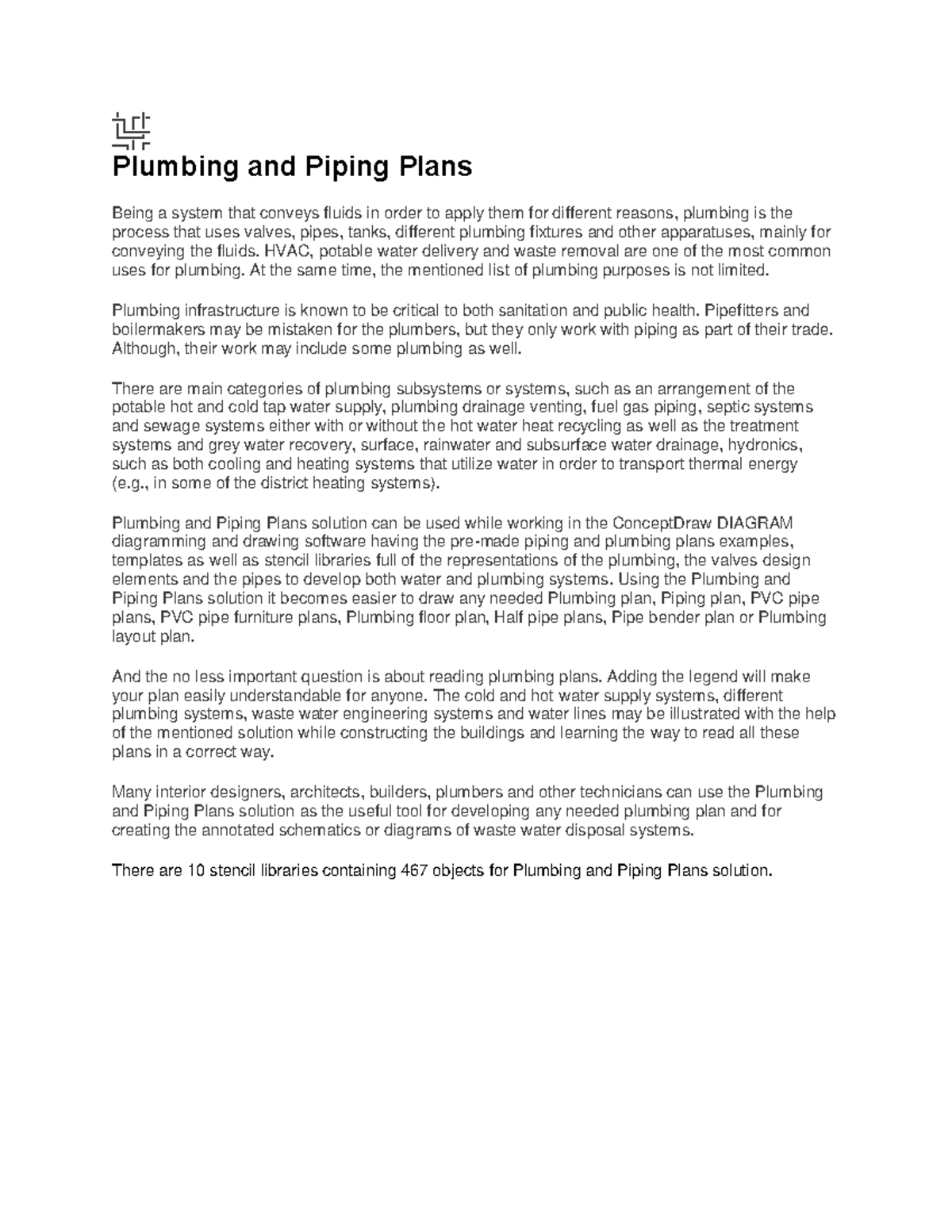 Plumbing and Piping Plans - Plumbing and Piping Plans Being a system ...