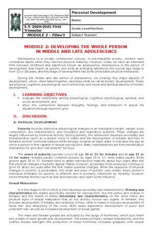PDEV- Reviewer - MODULE 1 Milgram – “The Perils of Obedience” Freiman ...