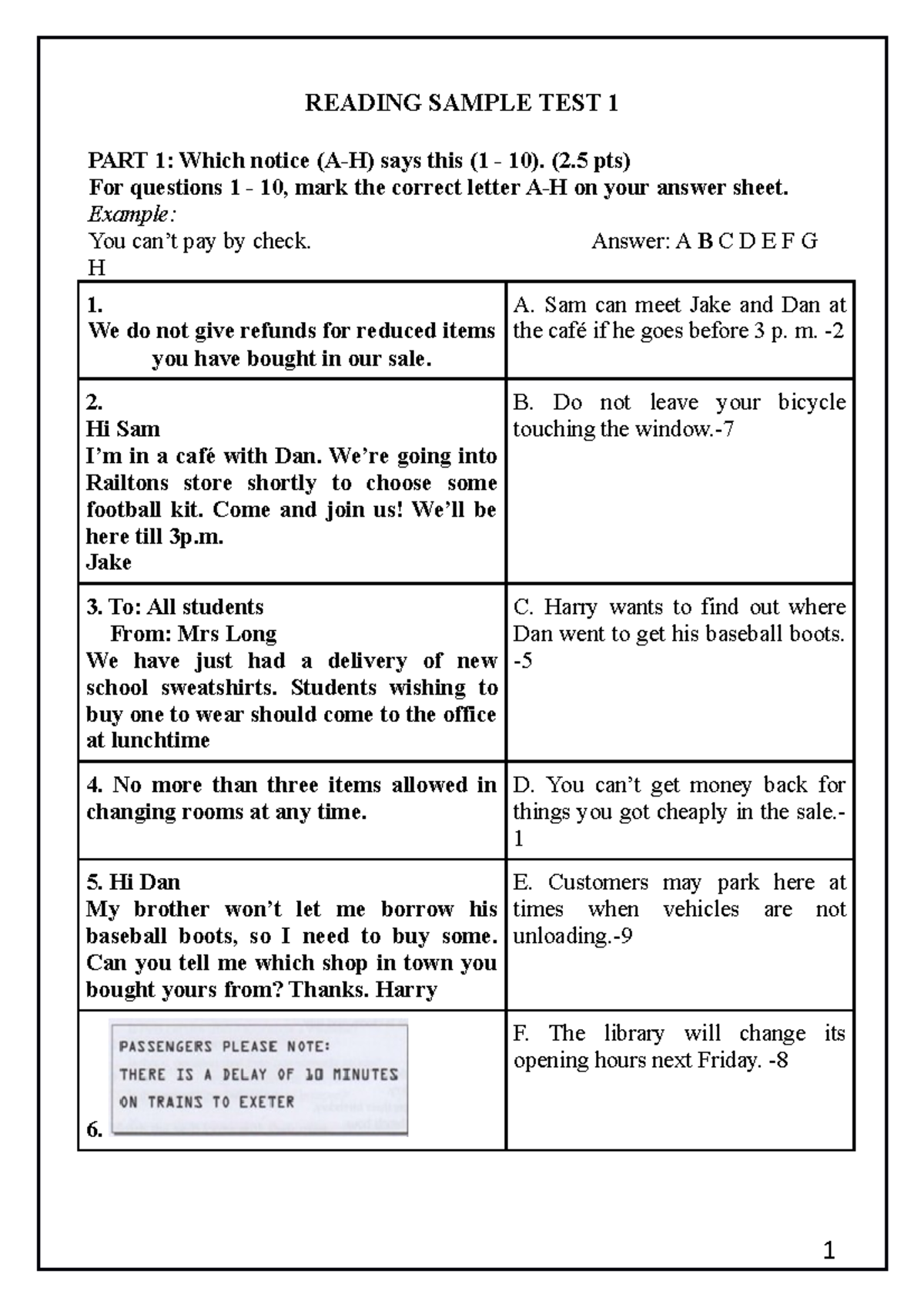 Reading-Sample 1 - Đối tượng: Sinh viên trình độ Đại học (Hệ không ...