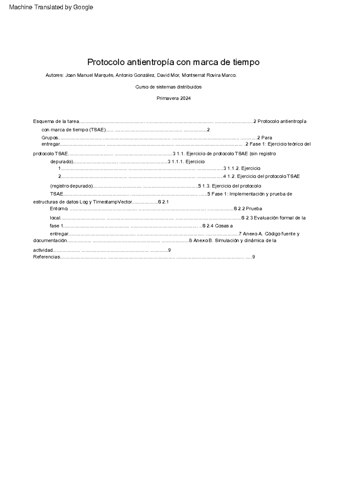 2024p-SDstatement en 1st deliverable - ES - Primavera 2024 Esquema de la - Studocu