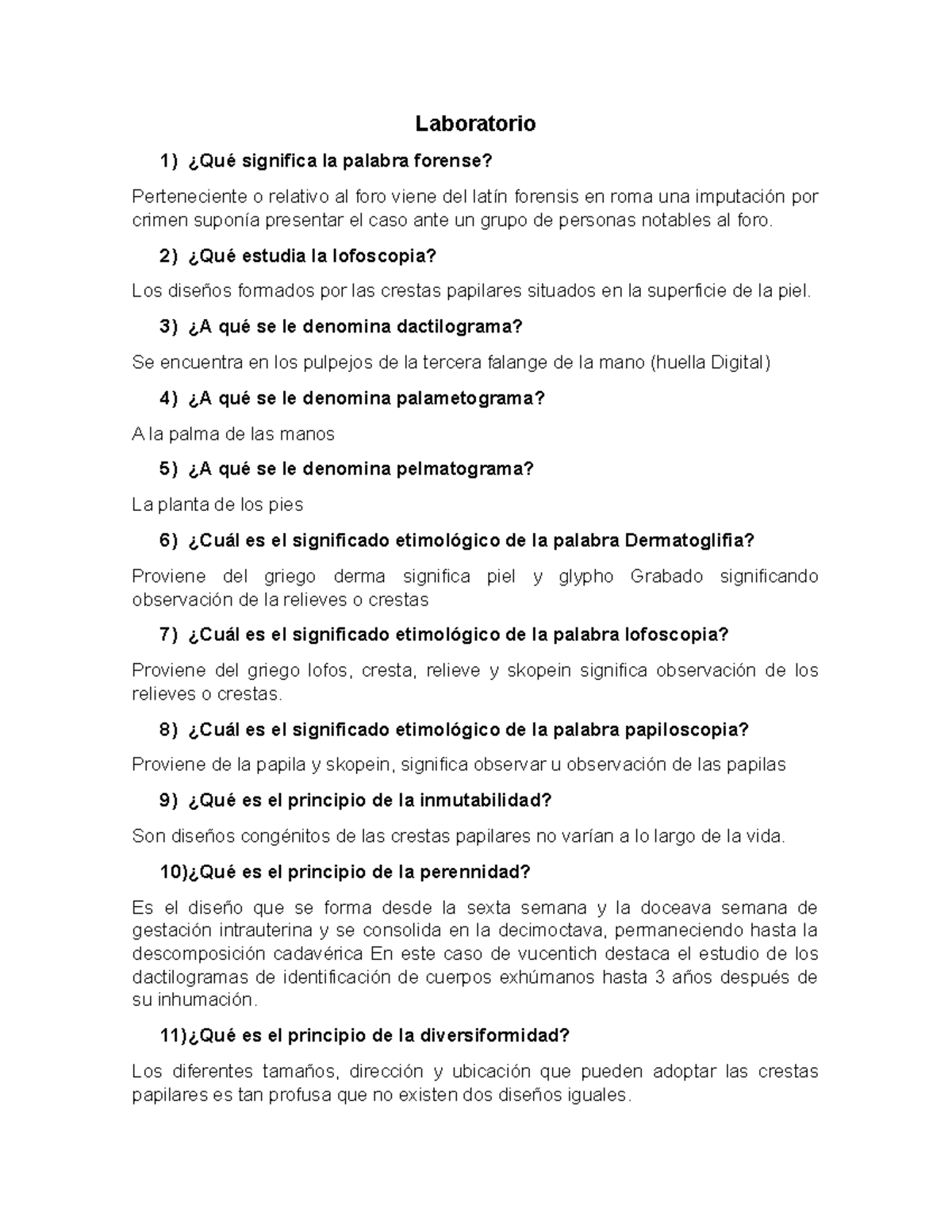 Laboratorio - ..... - Laboratorio ¿Qué significa la palabra forense ...