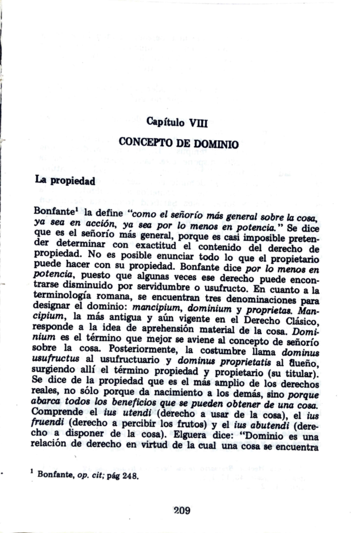Propiedad en Roma - La propiedad Capítulo VIII CONCEPTO DE DOMINIO ...