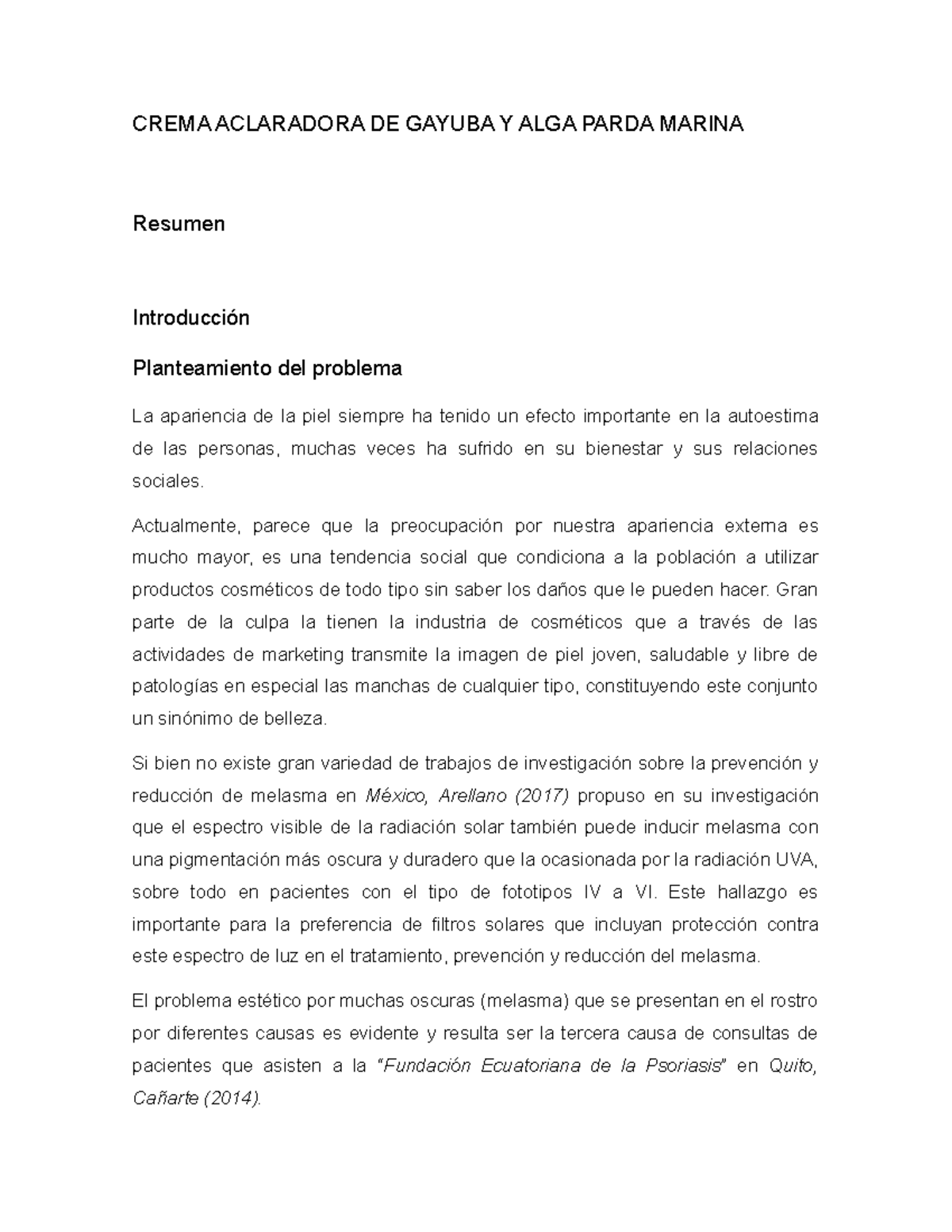 Crema Aclaradora DE Gayuba Y ALGA Parda Marina - CREMA ACLARADORA DE ...