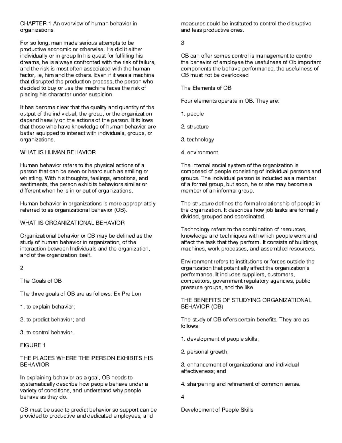 HBO-Chapter 1-Book - Summary Bedrijfseconomie voor het hbo theorie ...