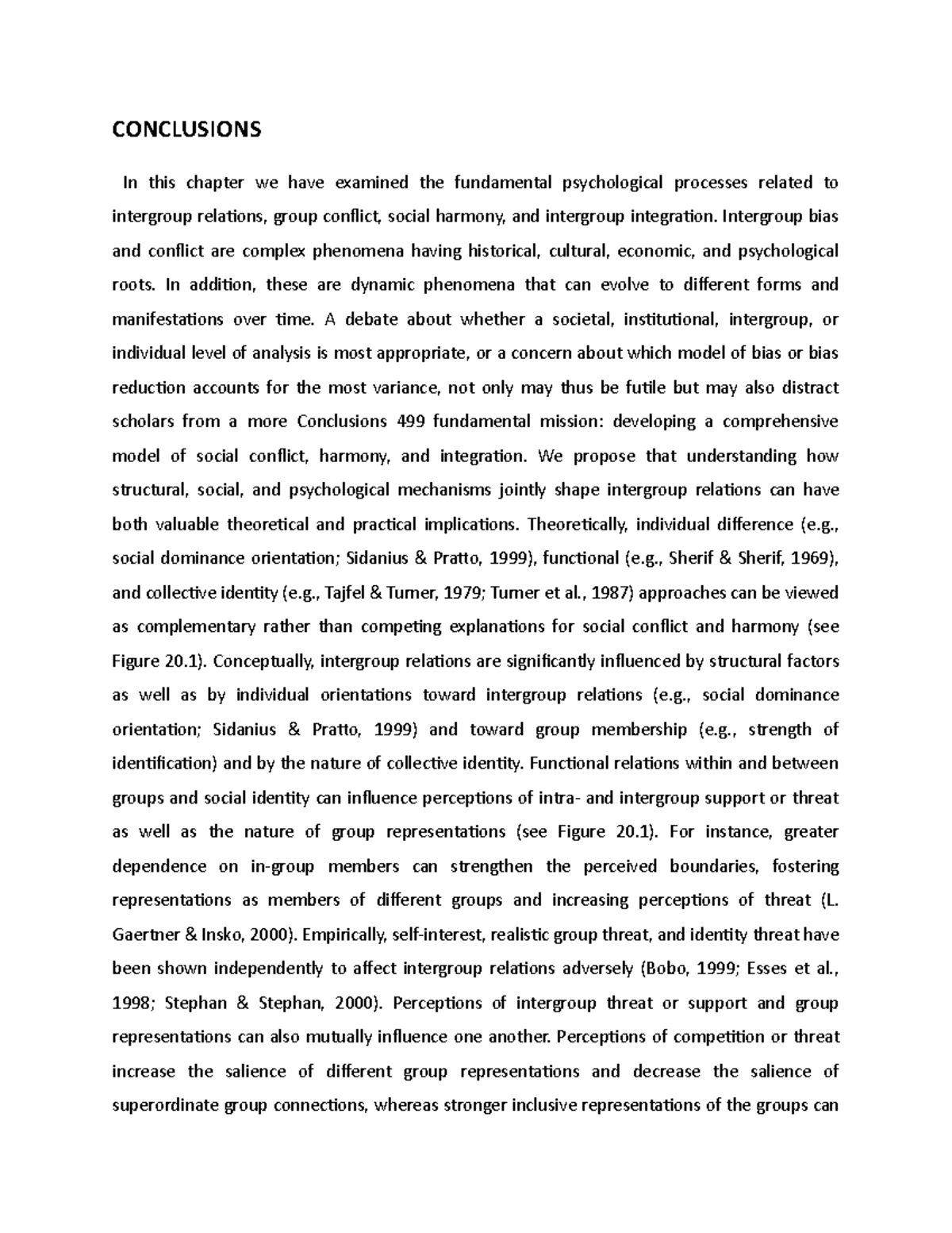 Conclusions - CONCLUSIONS In this chapter we have examined the ...