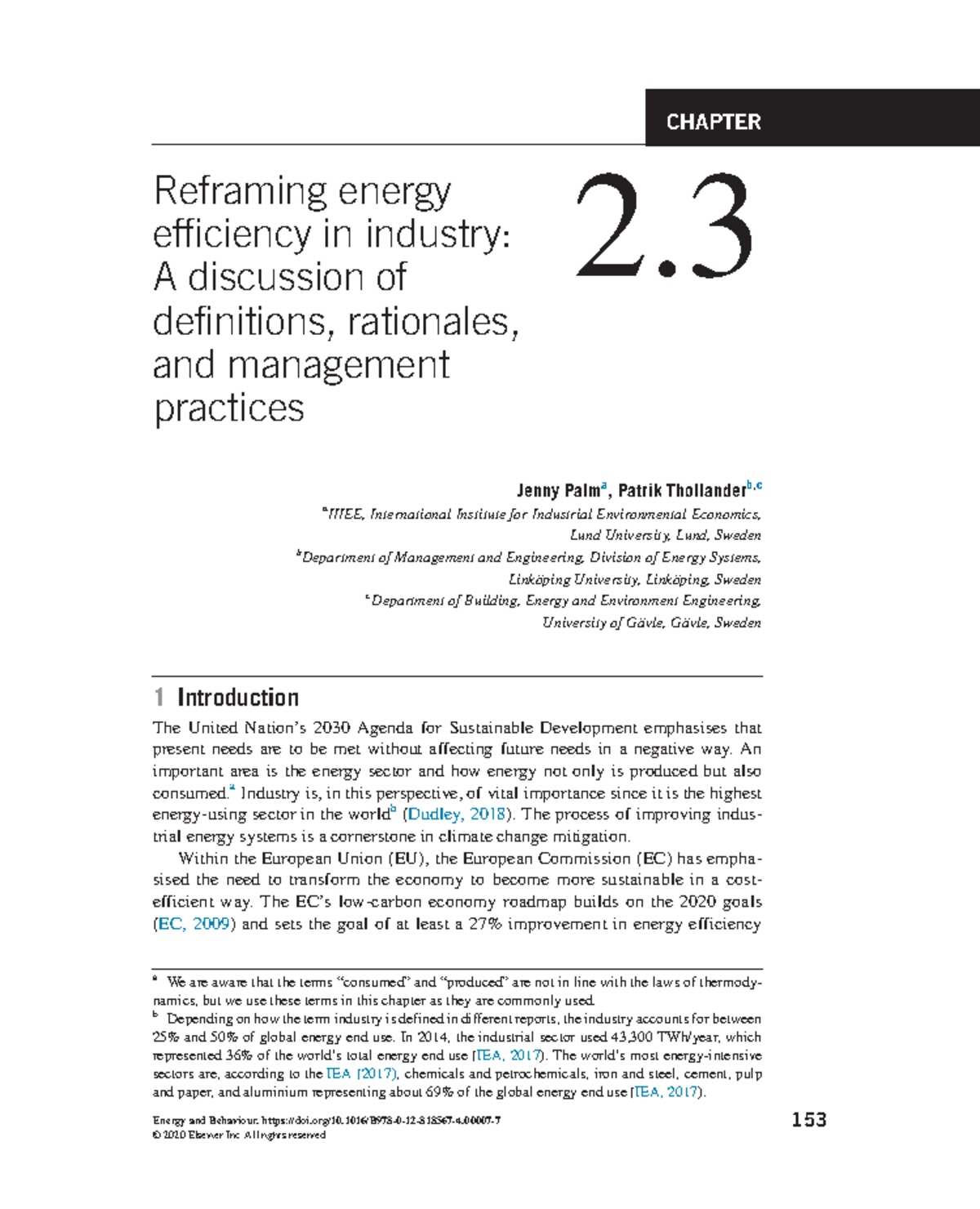 Chapter 2 - Energy Coversion Systems - CHAPTER Energy and Behaviour ...
