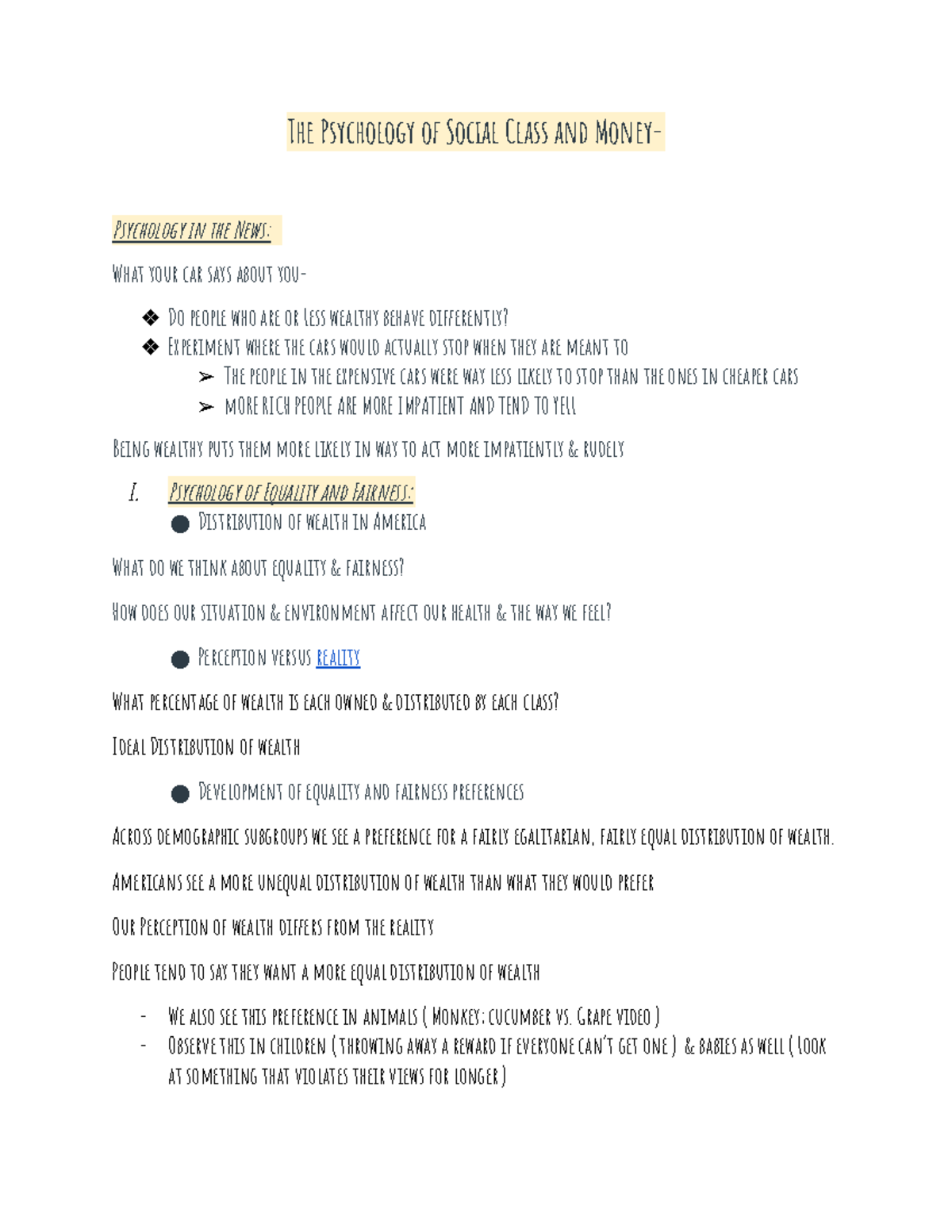 The Psychology of Social Class and Money - The Psychology of Social ...