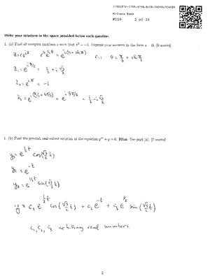 MAT290 H1 2013 9 621446065124 MAT290 2013 midterm - MAT290 - Studocu