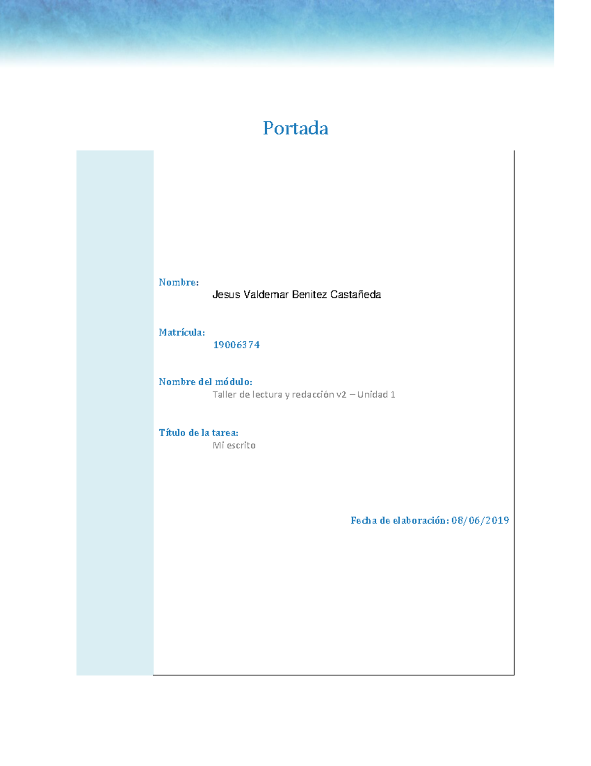 Plantilla Mi escrito - Texto informativo Instrucciones 1. Imagina que ...