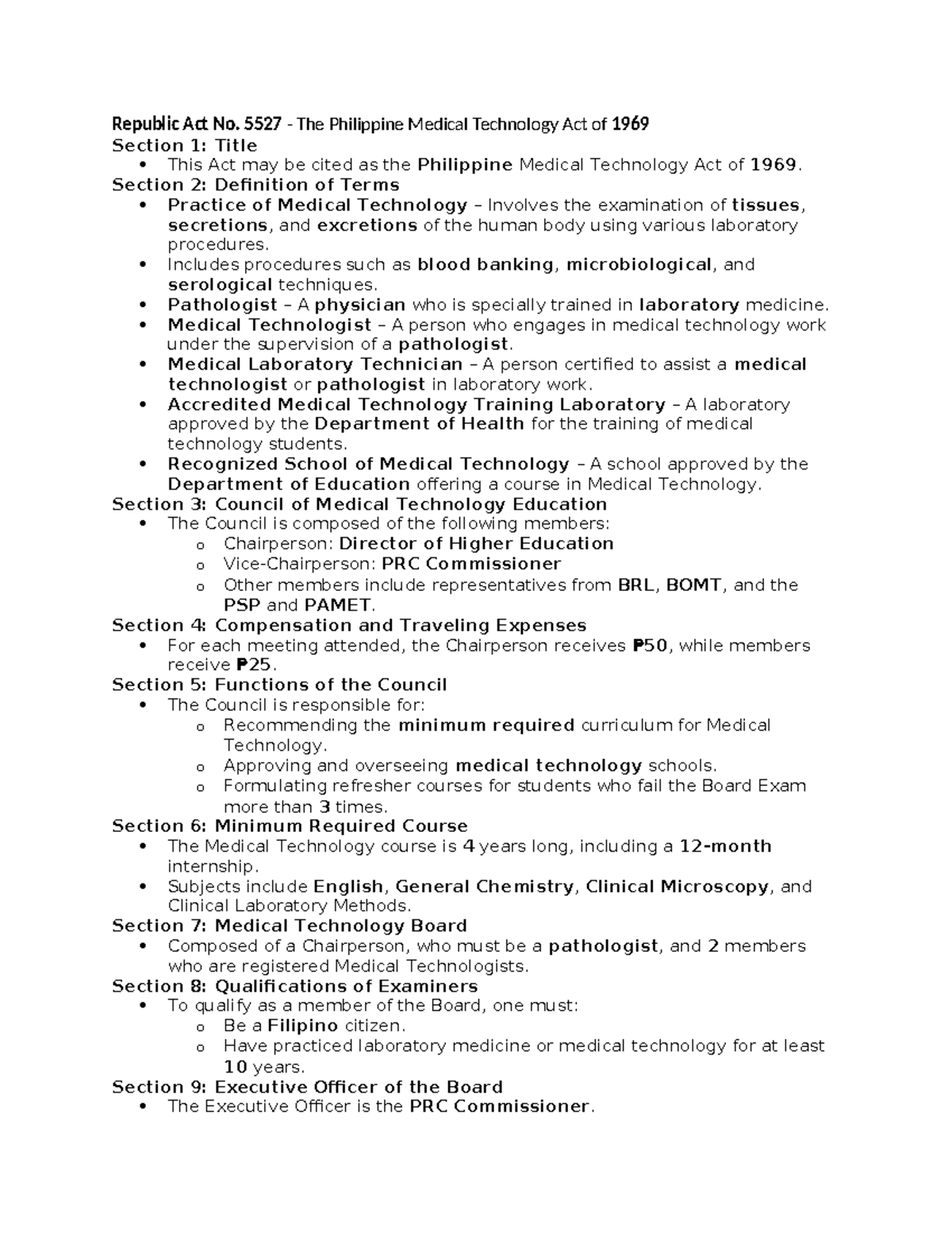 RA 10173 Data Privacy Act of 2012 Summary - Republic Act No. 5527 - The ...