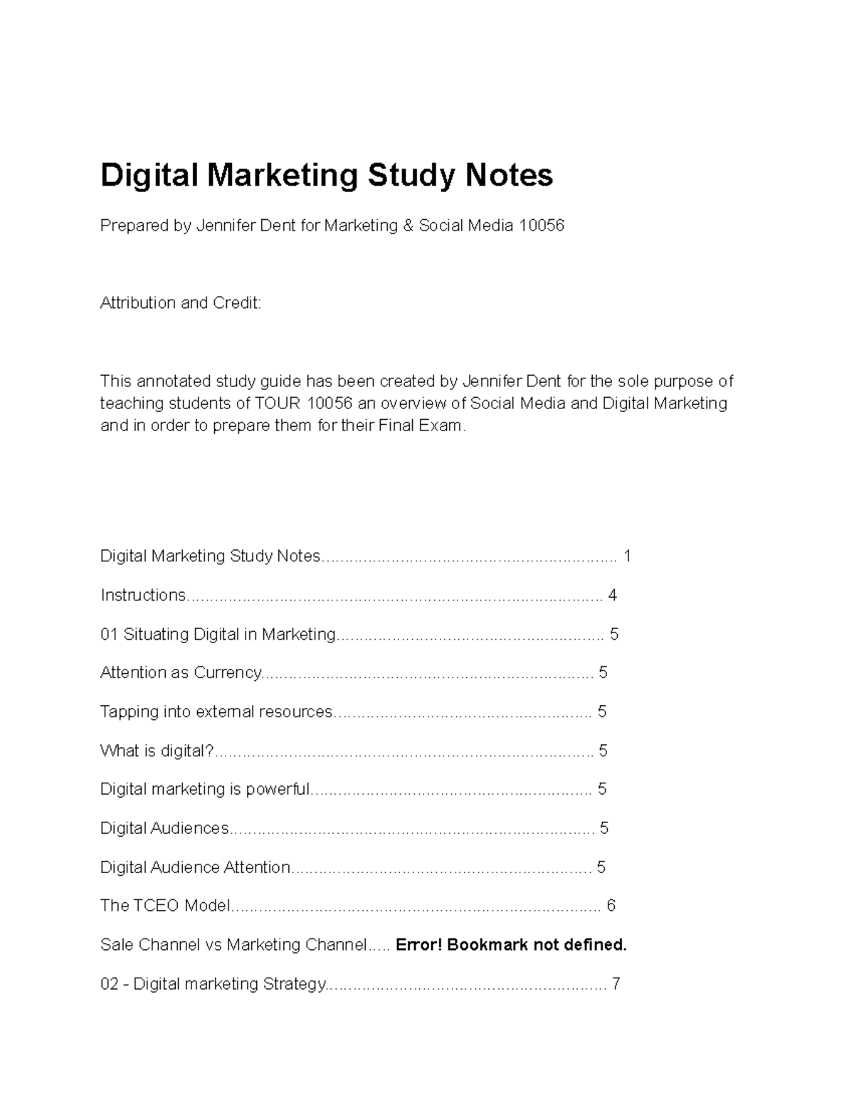 Digital Marketing Study Notes - Digital Marketing Study Notes Prepared ...