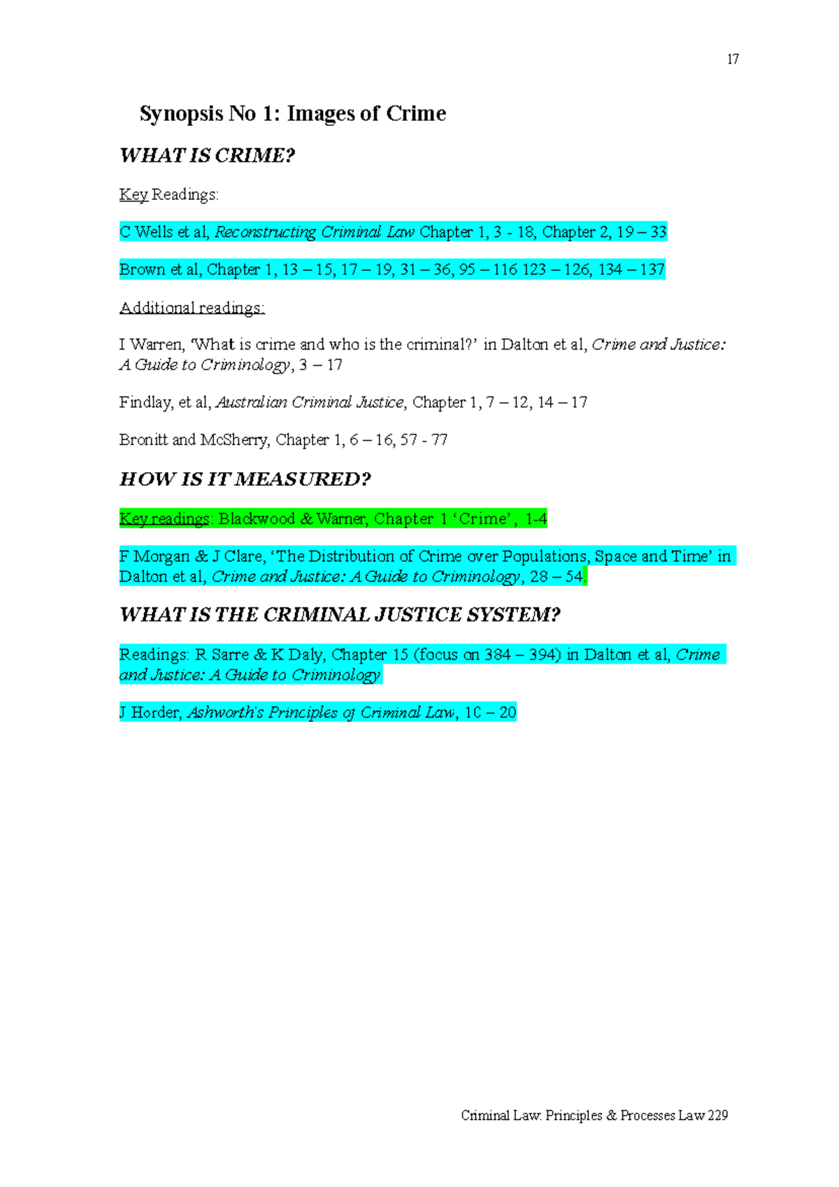 Pages from LAW229-Unit-synopsis - Synopsis No 1: Images of Crime WHAT ...