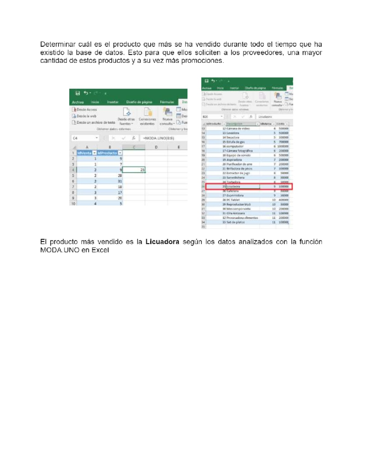 Actividad 3, evidencia 2 - Excel - Studocu