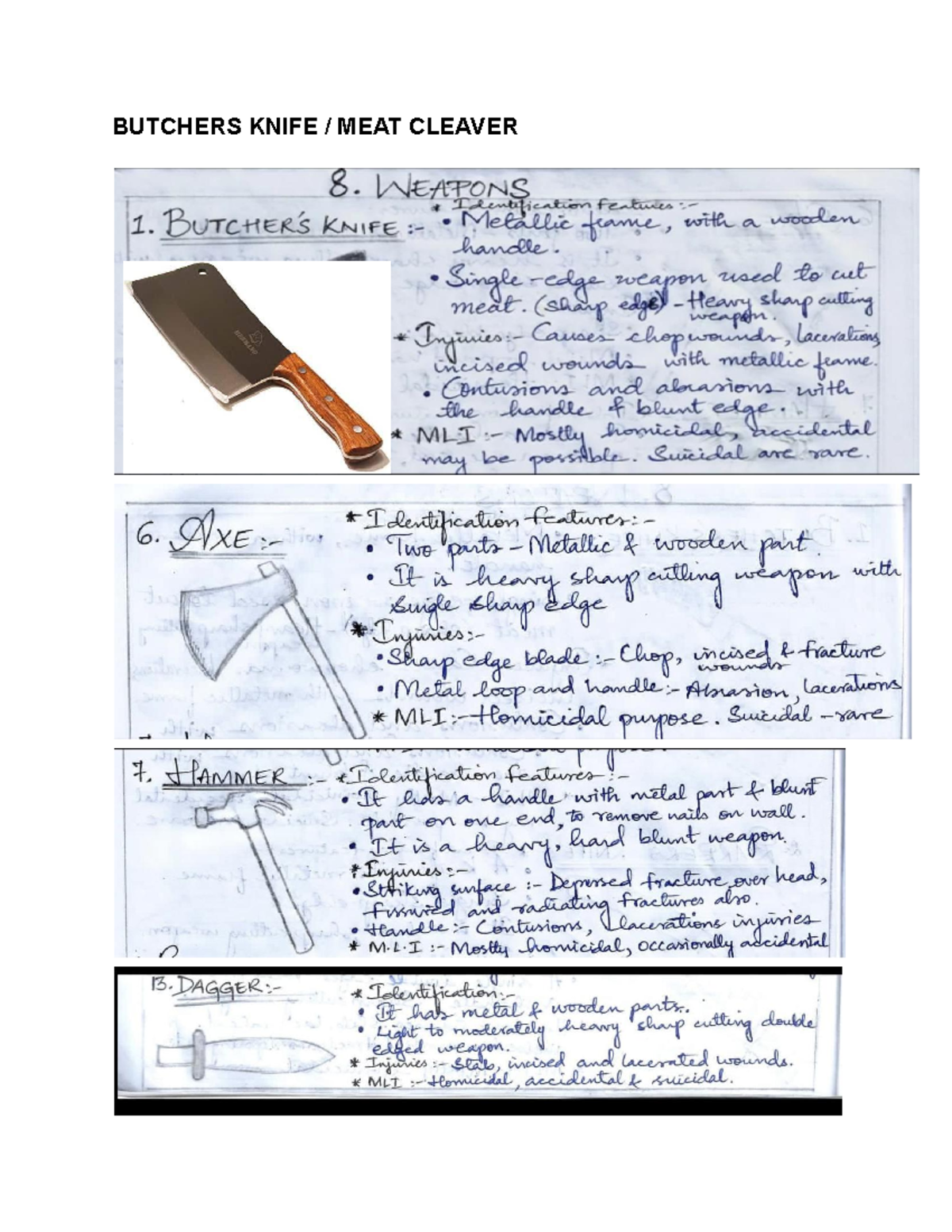 Object of assault - notes for MBBS - Bachelor of medicine and surgery ...