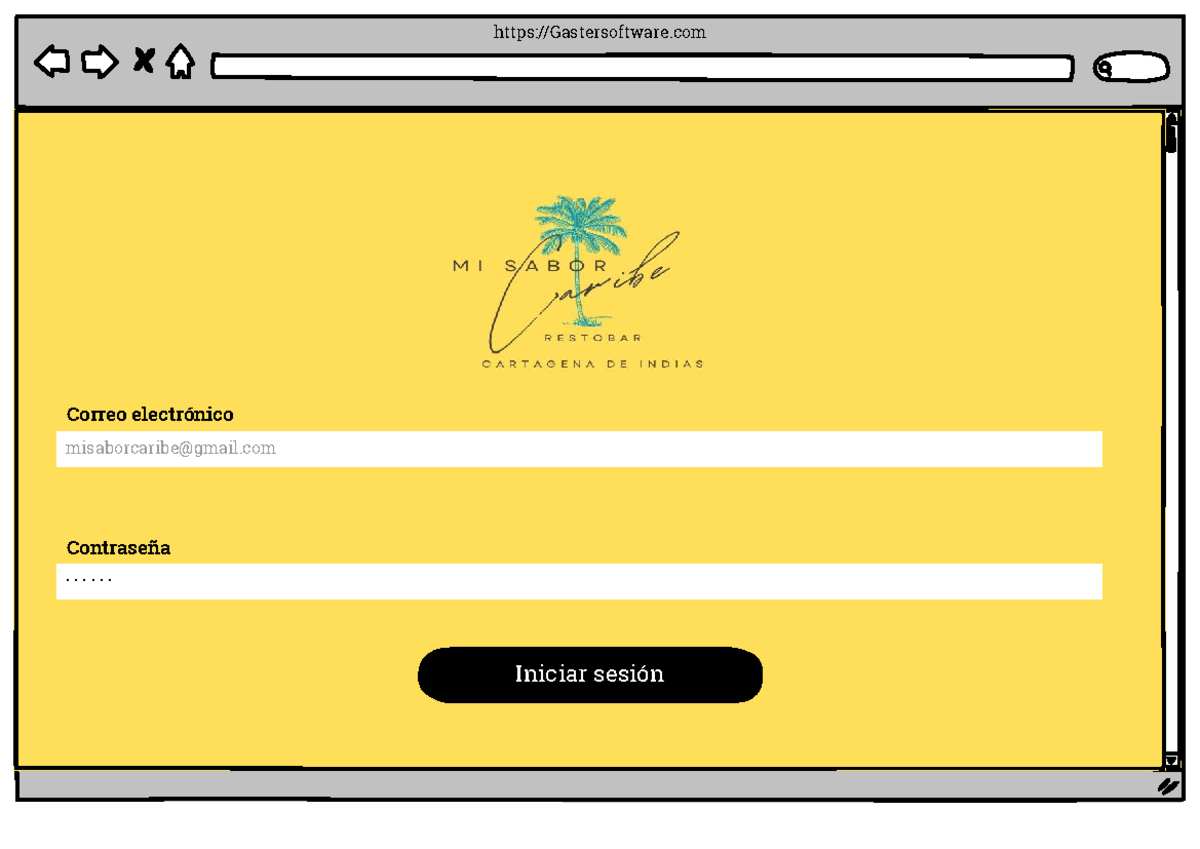 Your First Project - Correo electrónico misaborcaribe@gmail Contraseña · · · · · · Iniciar ...