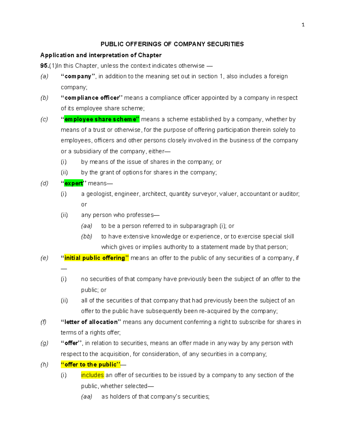 Public offerings - notes (Consolidated) - PUBLIC OFFERINGS OF COMPANY ...