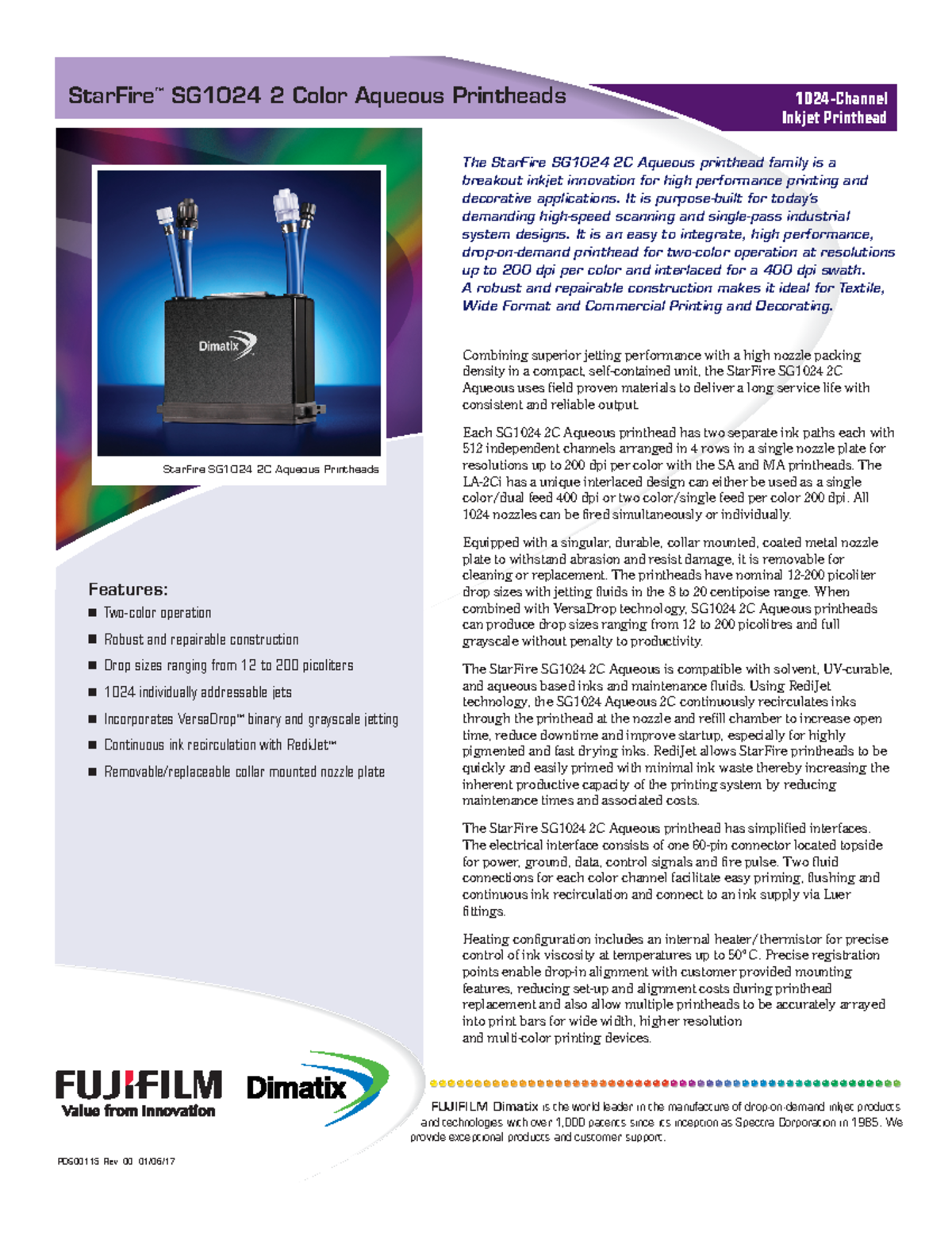 Dimatix HFL Datasheet - FVFFFFFFFFFFFFFFFF - FUJIFILM Dimatix is the world leader in the ...