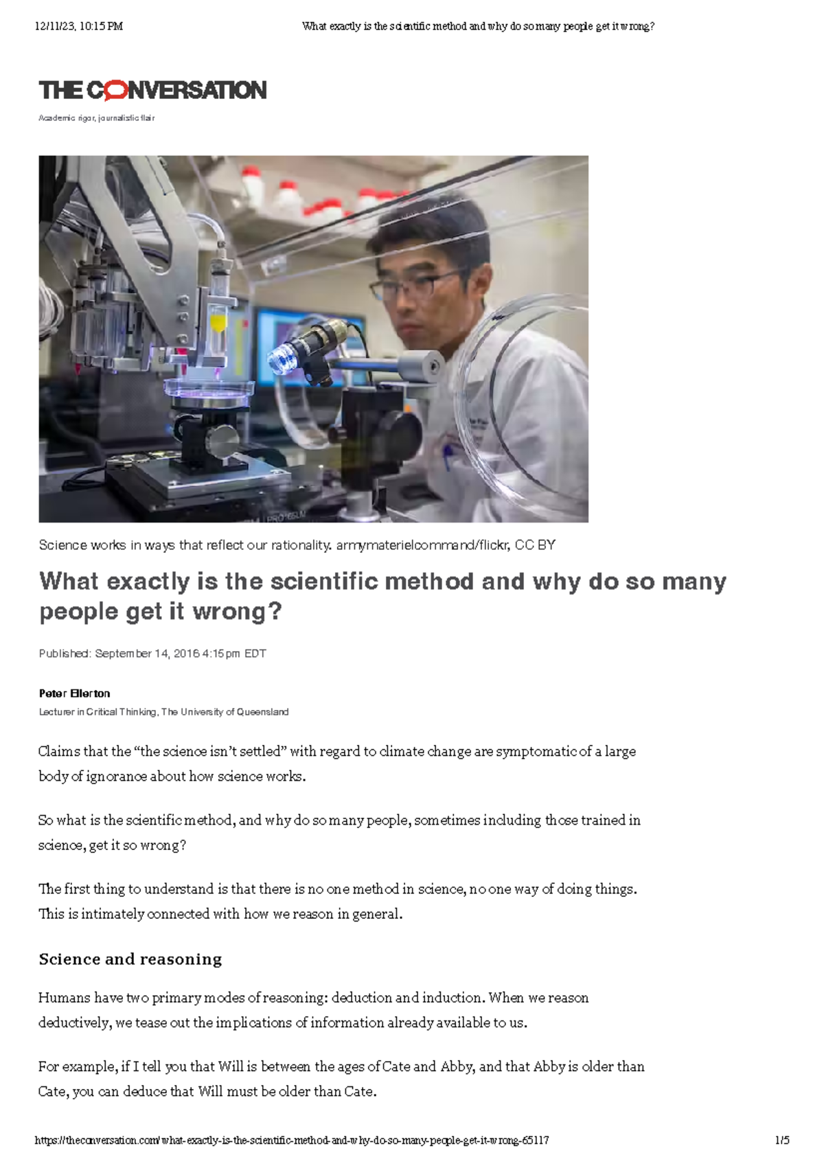 What exactly is the scientific method and why do so many people get it ...