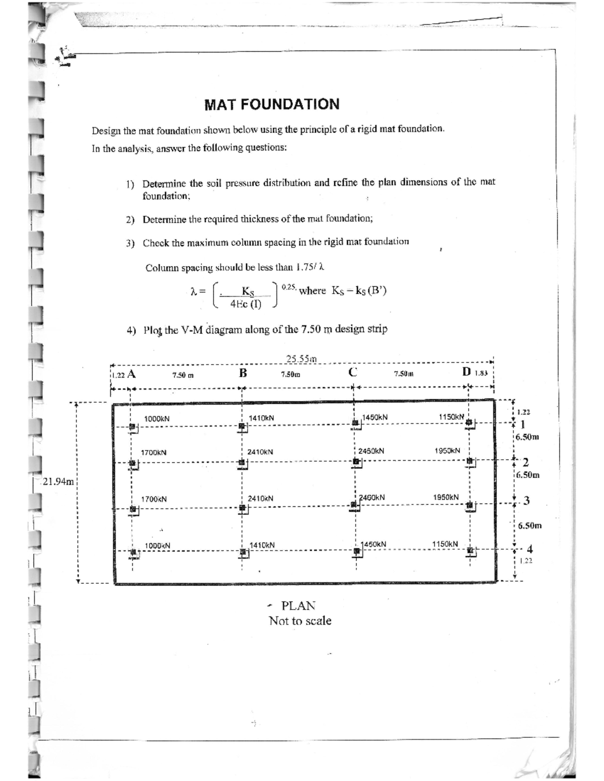 Mass Foundation - Design of foundations - Studocu