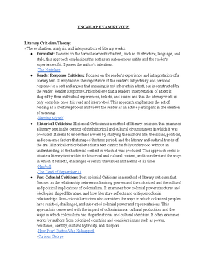 Ap13 eng lit q1 - AP lit sample essay - AP ® ENGLISH LITERATURE AND ...