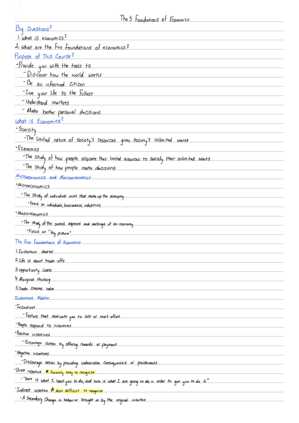 The five foundations of Economics - what is economics 2 what are the ...