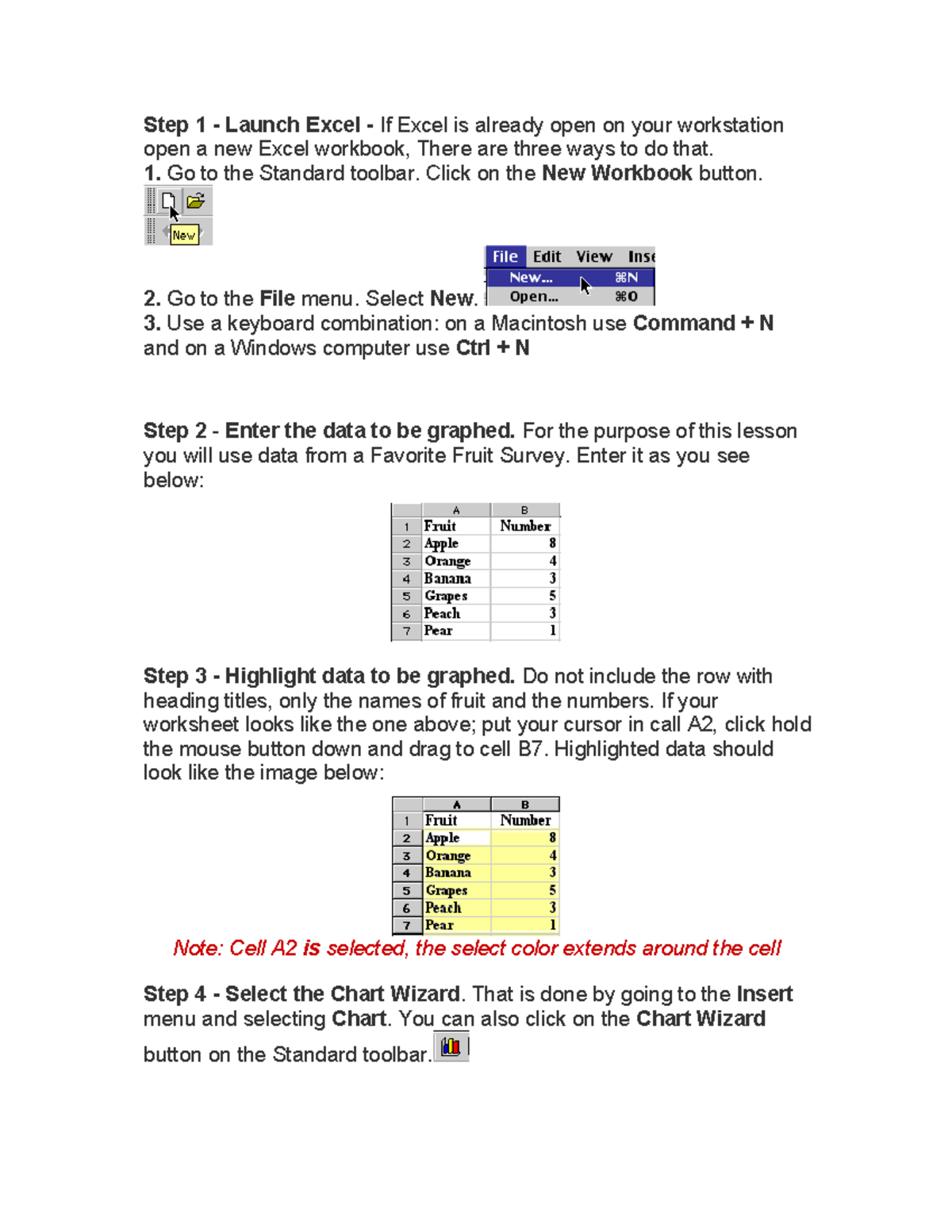 Graph in Excel - hghjg - Step 1 - Launch Excel - If Excel is already ...
