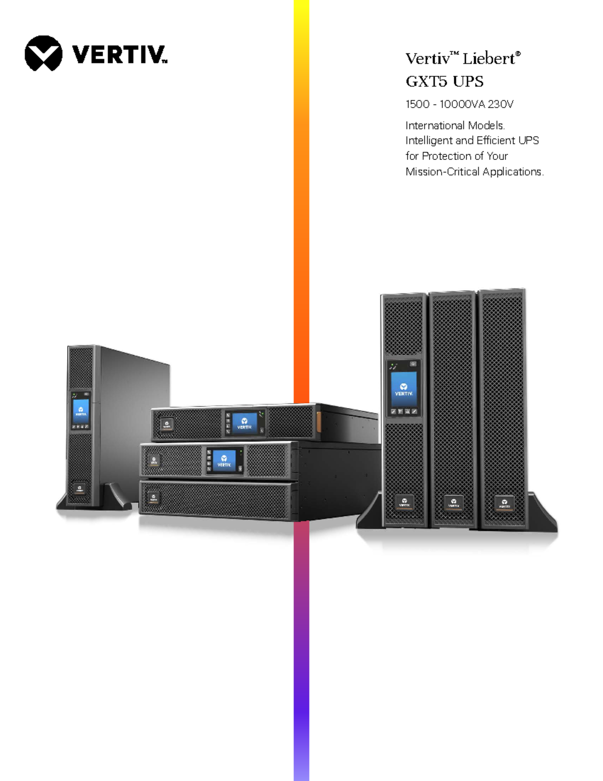 Vertiv liebert gxt5 ups 1500 10000 va 230v brochure sl 70638 - Vertiv ...