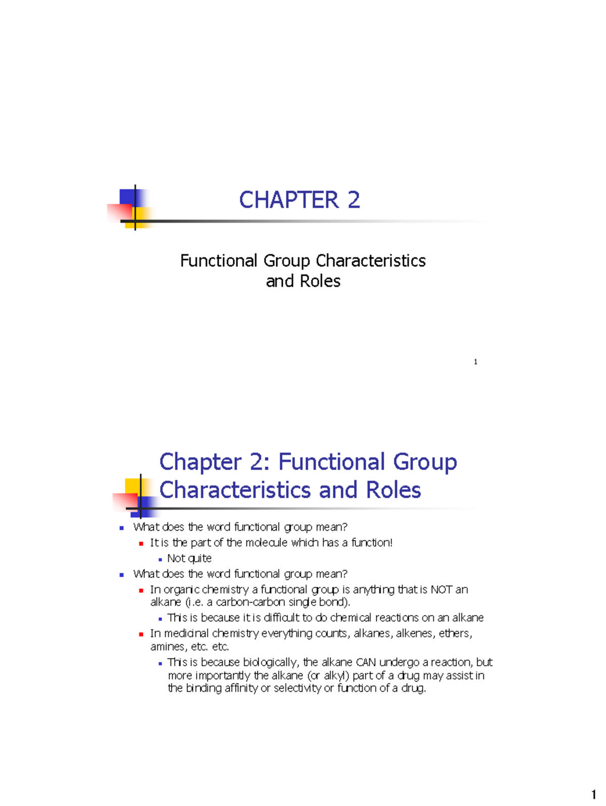 Chapter 2 Students - Practice Exam Material - CHAPTER 2 Functional ...