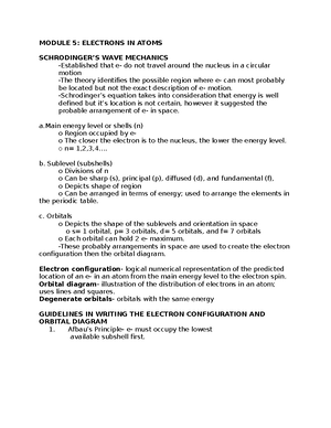 Module 2 - Chemistry - MODULE 2: MATTER AND ITS PROPERTIES Module 2 ...