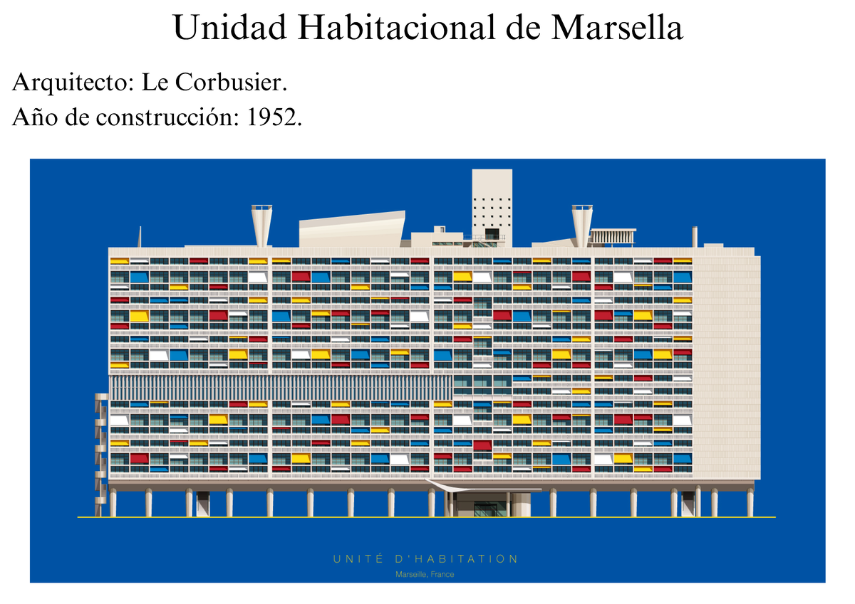 Unidad Habitacional de Marsella - Unidad Habitacional de Marsella ...
