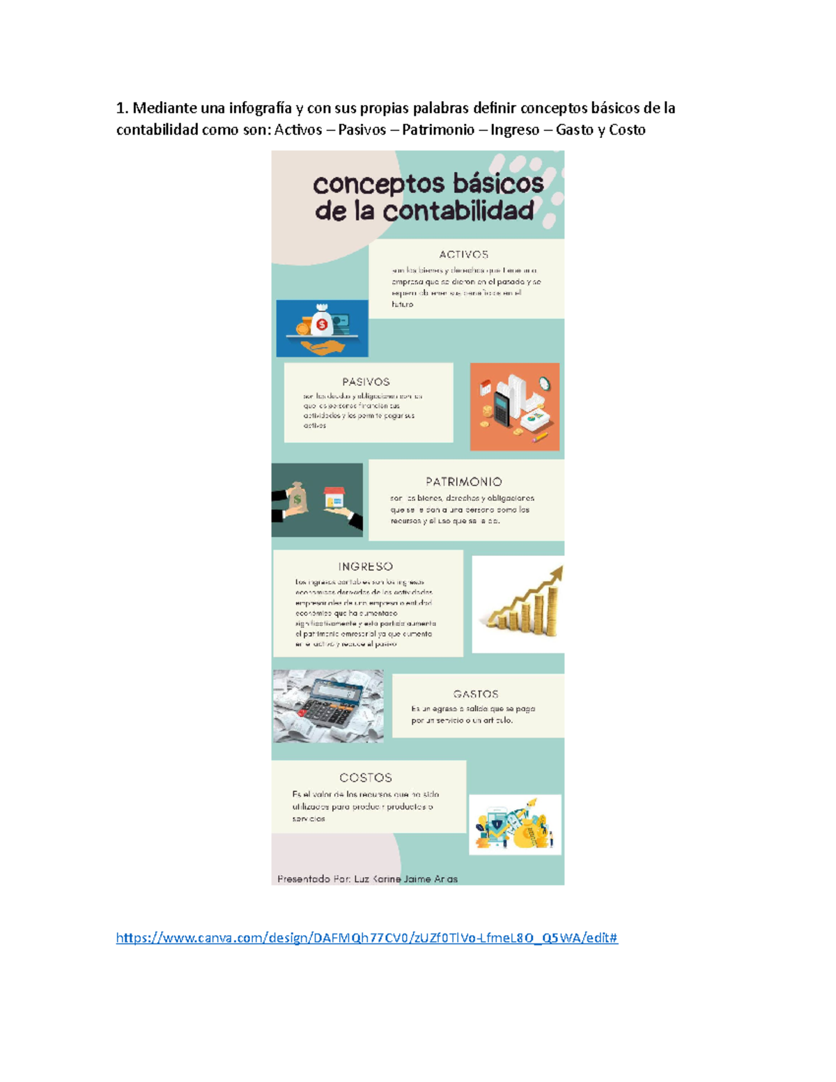 Conceptos Basicos DE LA Contabilidad 1 Mediante Una Infograf a Y Con