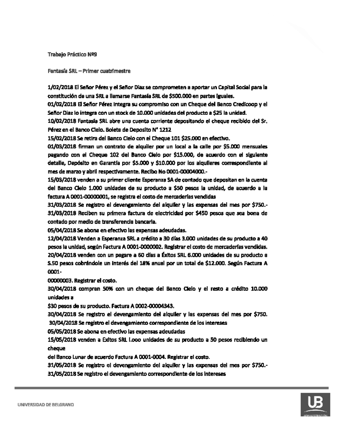 Fadsfasd - fasdfasdf - Trabajo Práctico Fantasía SRL Primer ...