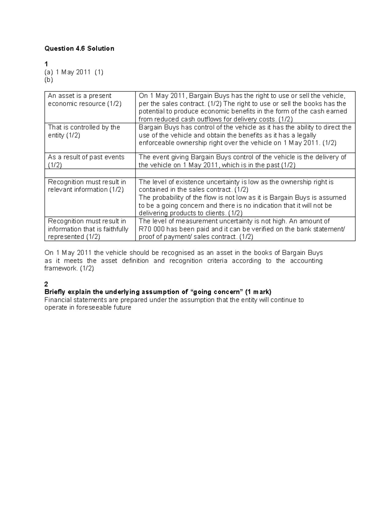 Tutorial 2 HW solution - Question 4 Solution 1 (a) 1 May 2011 (1) (b ...