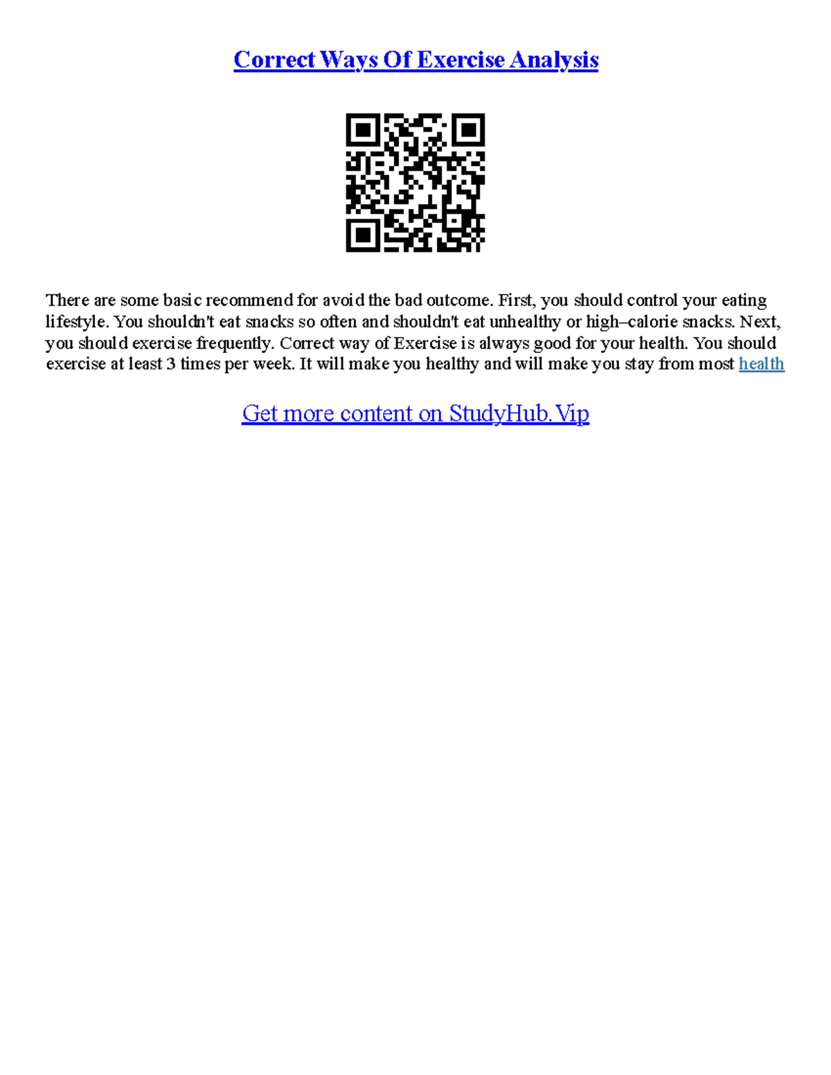 How To Correct An Essay - Correct Ways Of Exercise Analysis There are ...