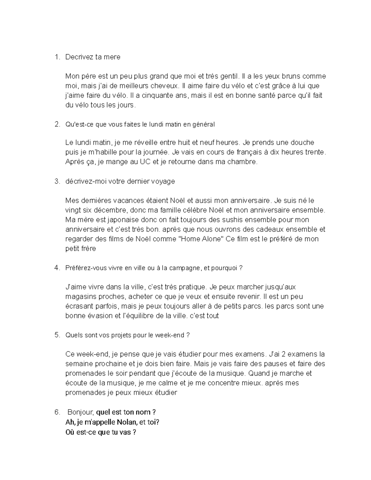 Final oral presentation script - Fren1150 - U of G - Studocu