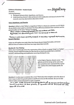 Evolution of Plants - BIOL 113 - Studocu