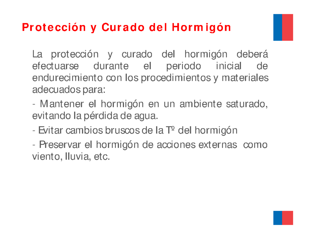 Curado MOP - Protección y Curado del Hormigón La protección y curado ...