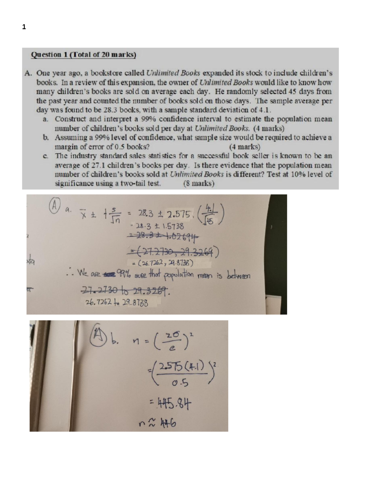 Quantitative Method For Business (QM) - Final Exam Questions + Answers ...