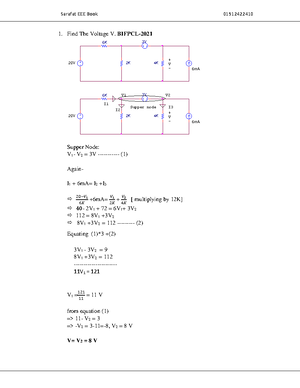 EEE-1102 lab reports - good - Course No.: EEE 1102 Course Title: Electrical Circuit I Sessional ...