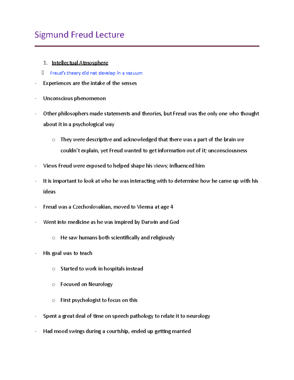 Sigmund Freud Lecture: Development of Psychoanalysis and Interpretation ...