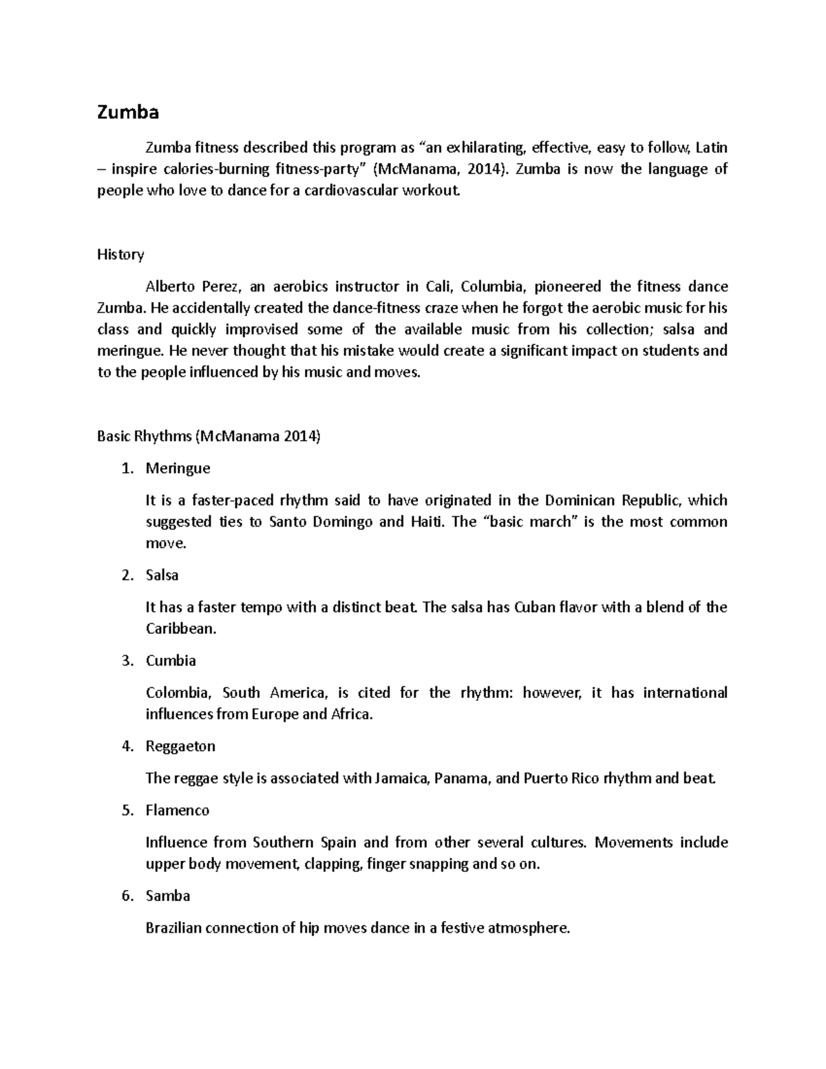 Zumba - Zumba Zumba fitness described this program as “an exhilarating ...