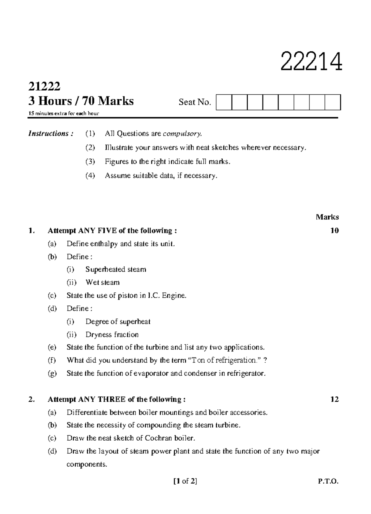 22214 2022 Summer question paper[Msbte study resources] - 22214 [ 1 of ...