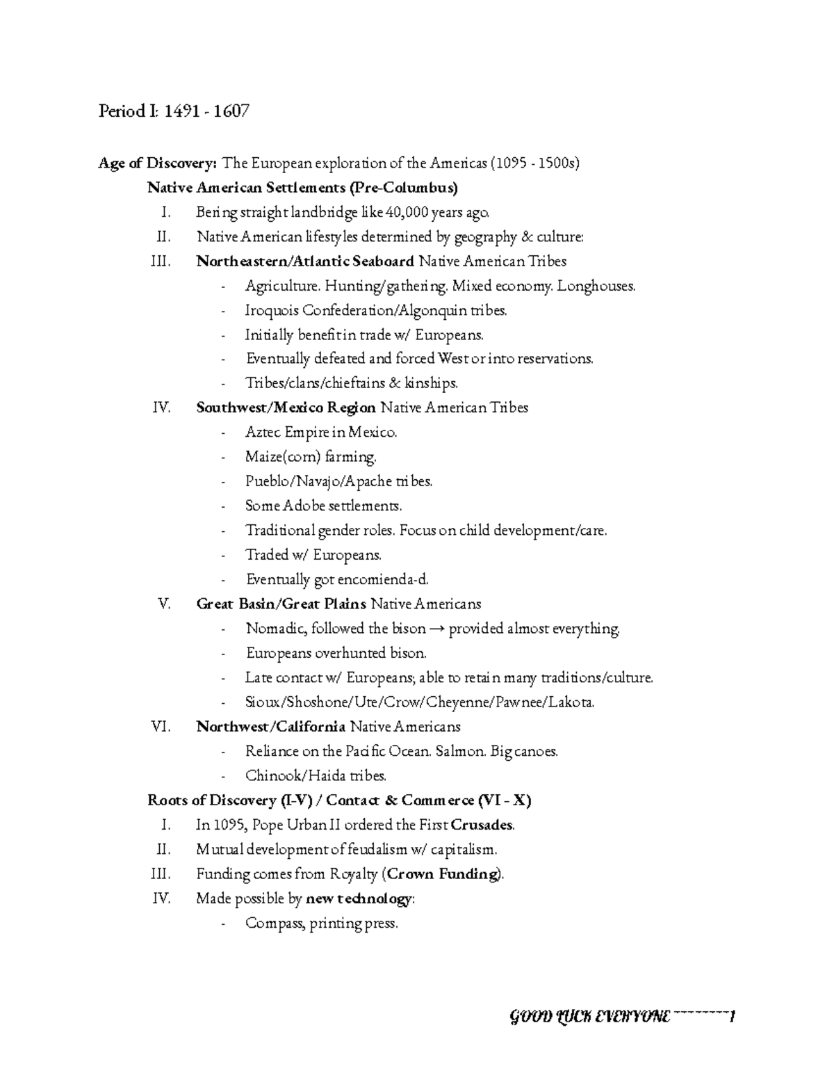 Pre-Columbus Native American settlements, and the roots of exploration ...