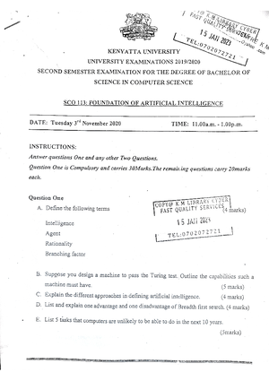 SCO 100 - Fundamental of Computing - Mathematics and computer science ...