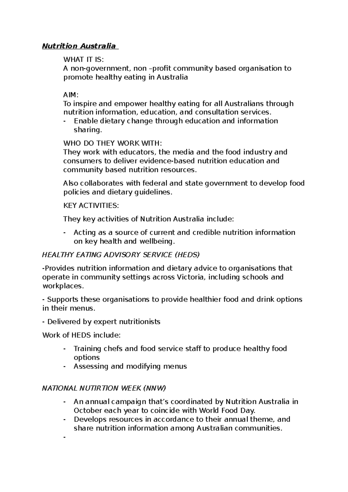 Nutrition Australia - Nutrition Australia WHAT IT IS: A non-government ...