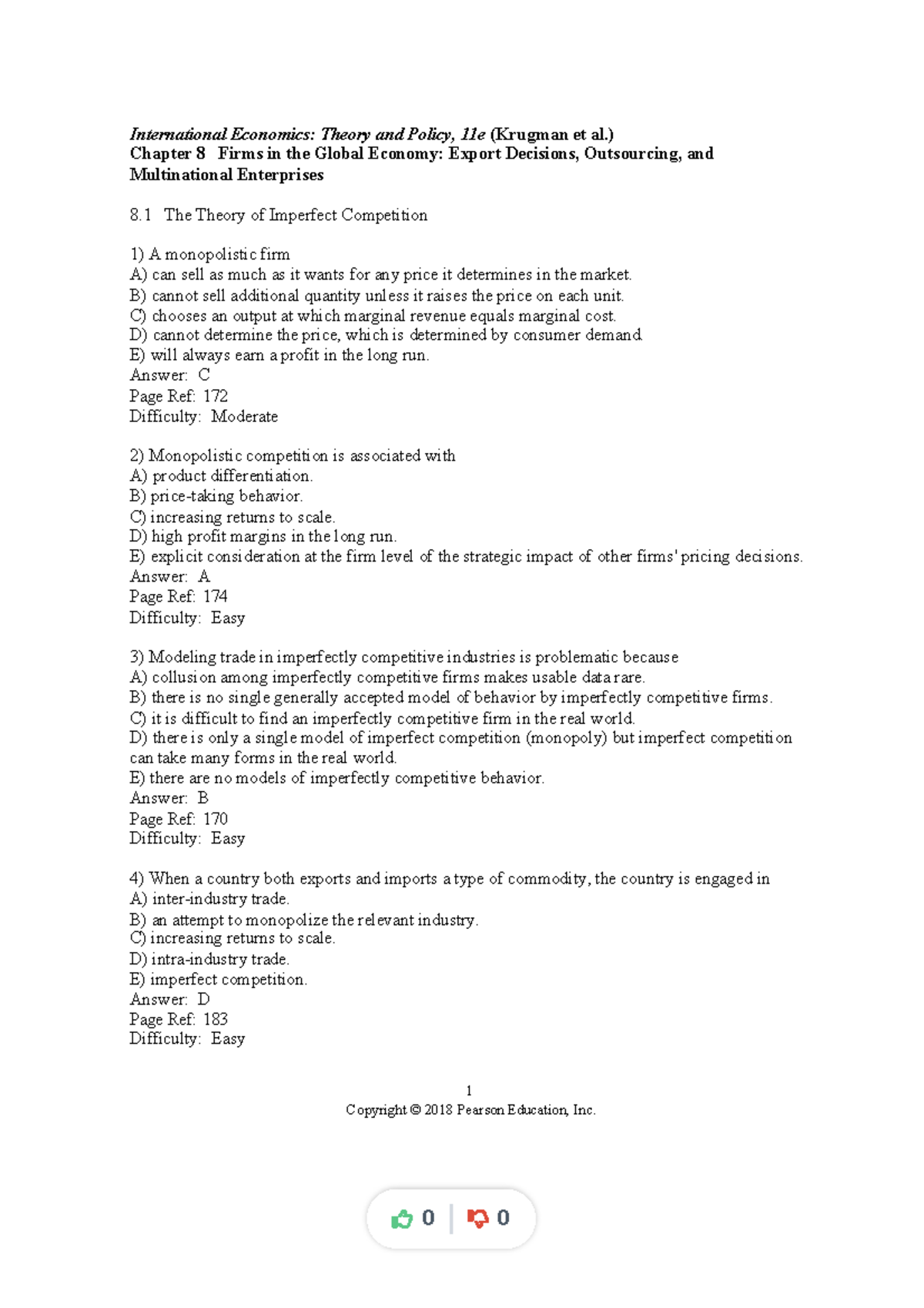 Chapter-8-test-bank - 1 Copyright © 2018 Pearson Education, Inc ...
