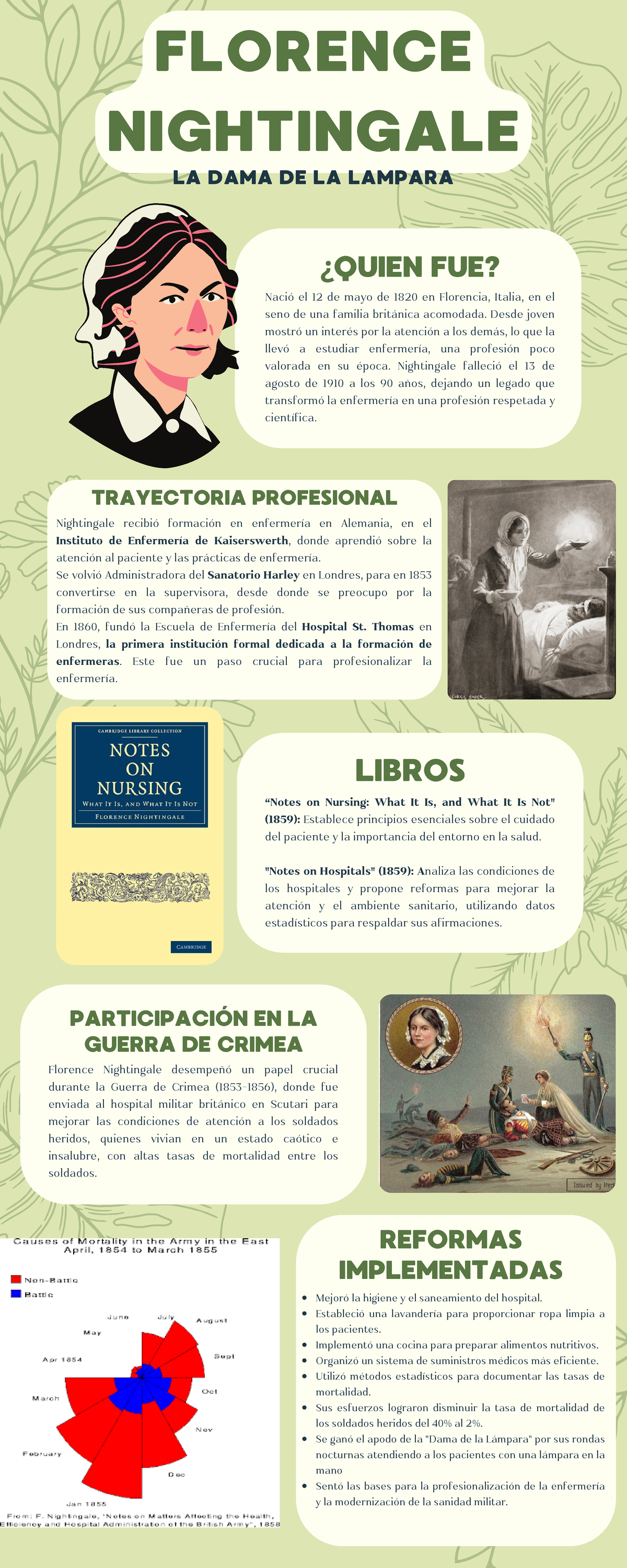 Florence Nightingale y Teoría del Entorno - ¿QUIEN FUE? Nació el 12 de mayo de 1820 en Florencia ...