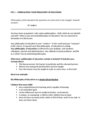 Progressivism - Teaching profession - Progressivism · Why Teach ...